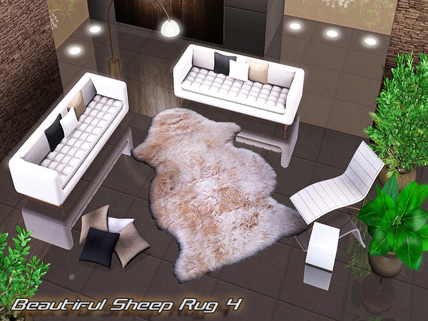 The Sims Resource | Beautiful Sheep Rug 4