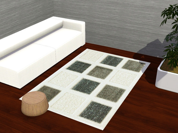 The Sims Resource | Pg Shiny White Rug IV