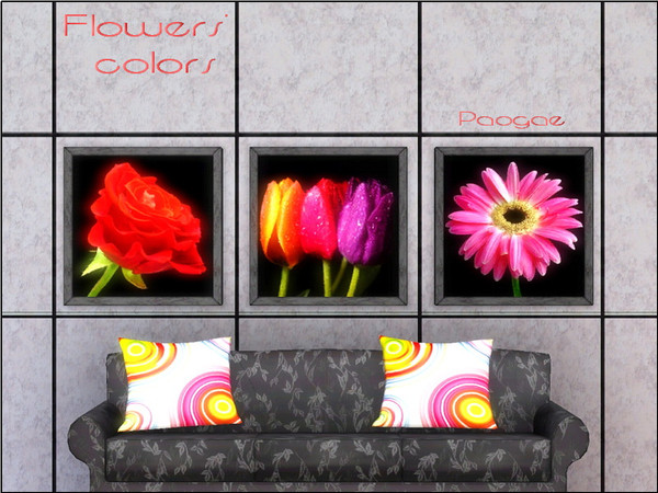 The Sims Resource | Flowers' colors