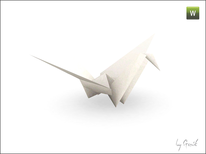 The Sims Resource | Simply Modern Living origami large crane