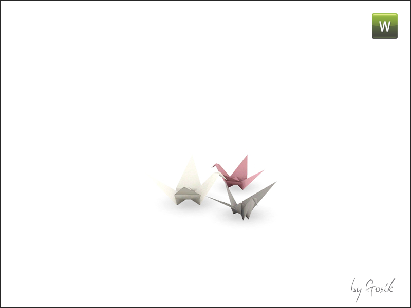 The Sims Resource | Simply Modern Living origami cranes