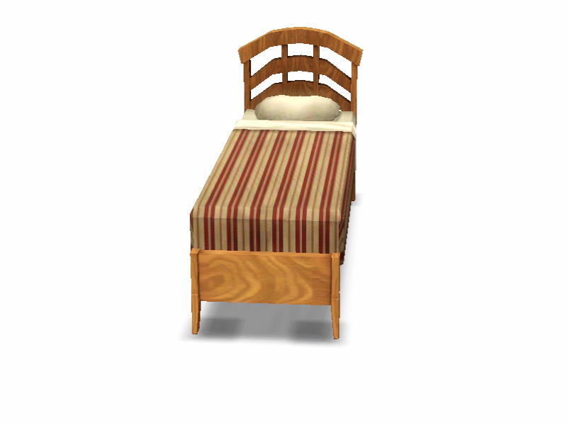 The Sims Resource | Artamishia's Single Bed