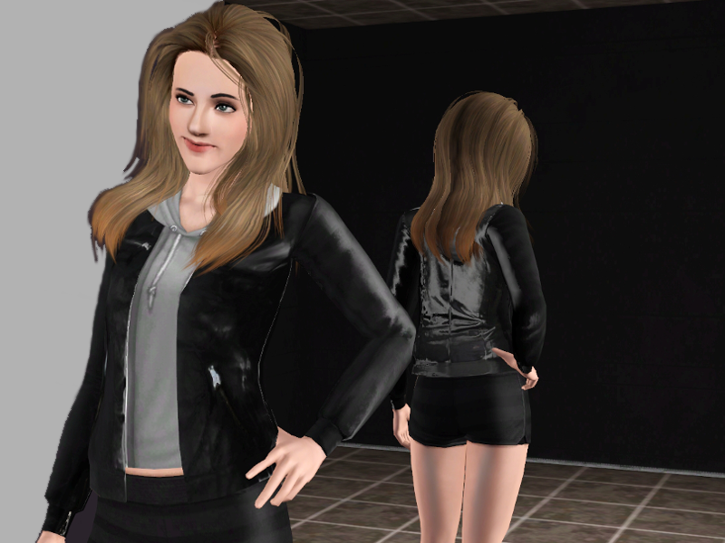 The Sims Resource | Pi's Leather Jacket