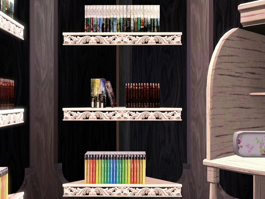 The Sims Resource - Brownie Chic Bookshelves