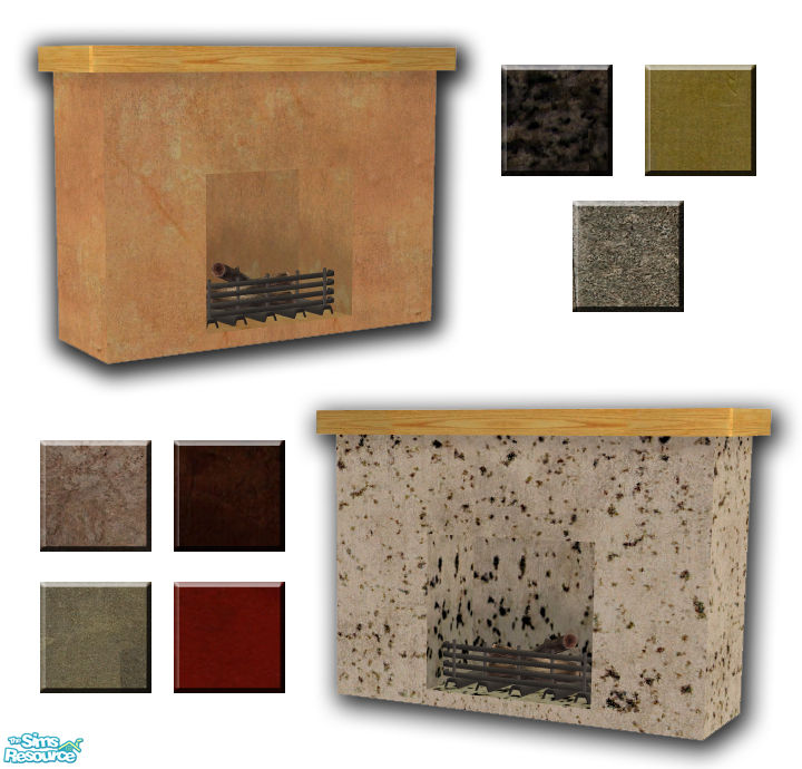 The Sims Resource | Fireplace Recolors #2