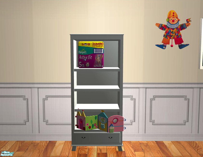 The Sims Resource - Nurcery - Bookcase - empty