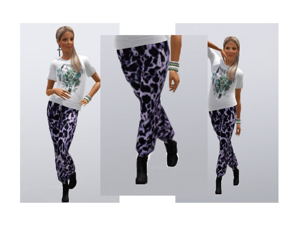 The Sims Resource | Redwire_Fabulous_Leopard_Pants