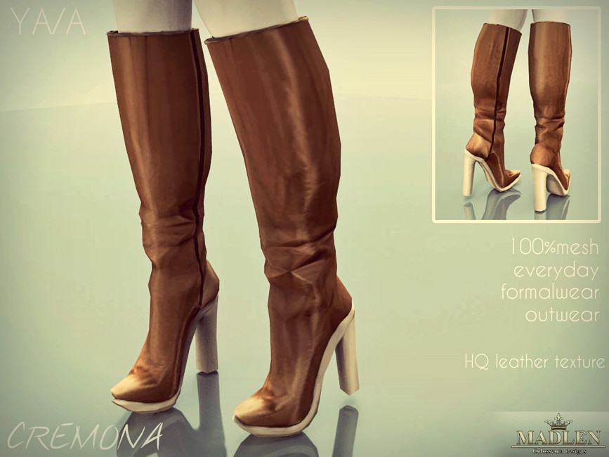 The Sims Resource - Madlen Cremona Boots