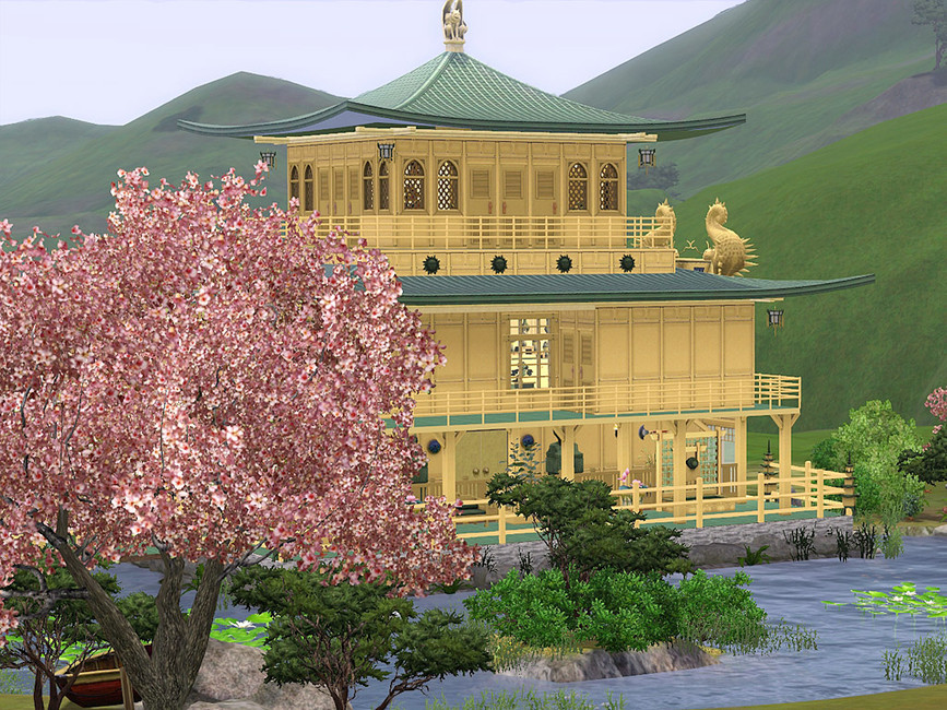 The Sims Resource - Golden Temple of Shang Sim La
