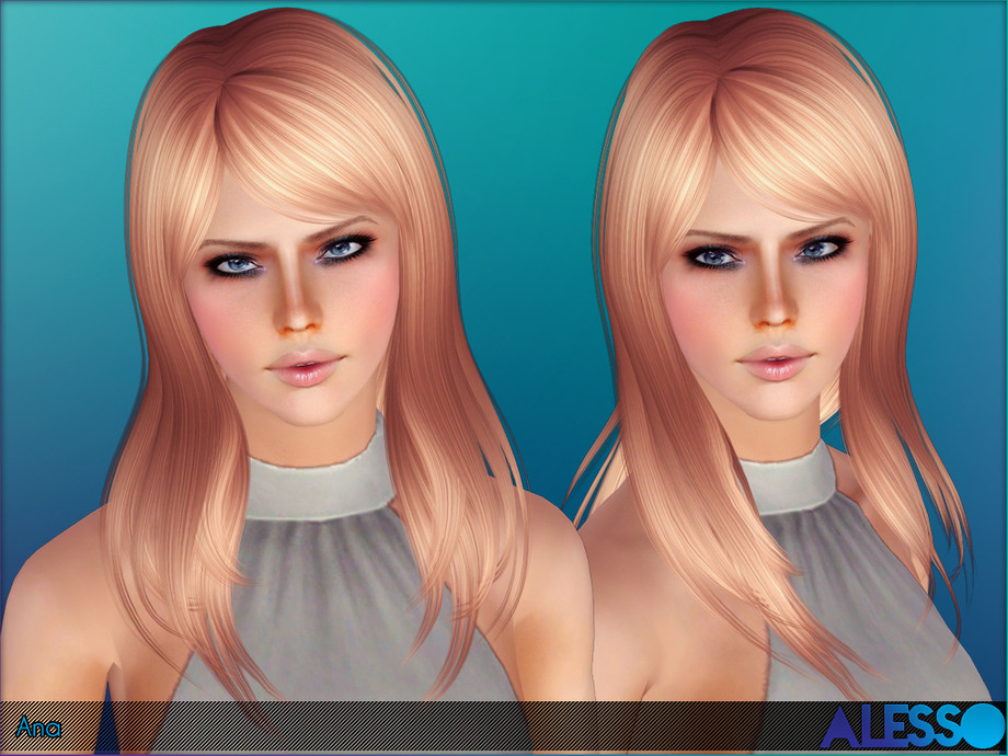 The Sims Resource | Alesso - Ana (Hair)