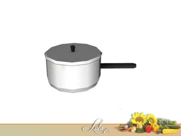 The Sims Resource | Utility Kitchen Decor Pot Medium