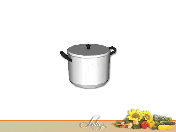 The Sims Resource | Utility Kitchen Large Pot Decor