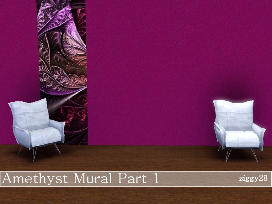 ziggy28's Amethyst 4 Part Mural