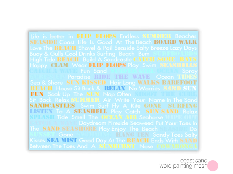 The Sims Resource | Coast Word Painting Mesh