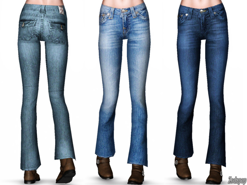 The Sims Resource - Classic Bootcut Jeans