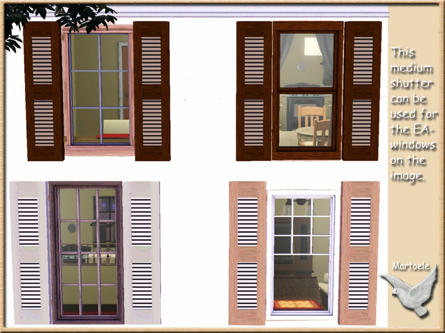 The Sims Resource - mtVariousMediumShutters