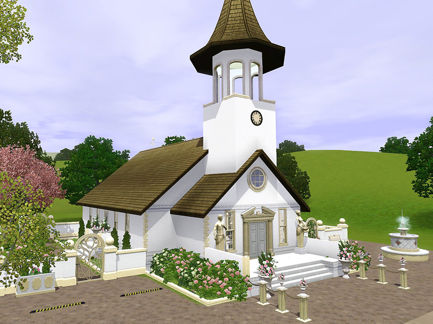 The Sims Resource - Romantic Wedding Church