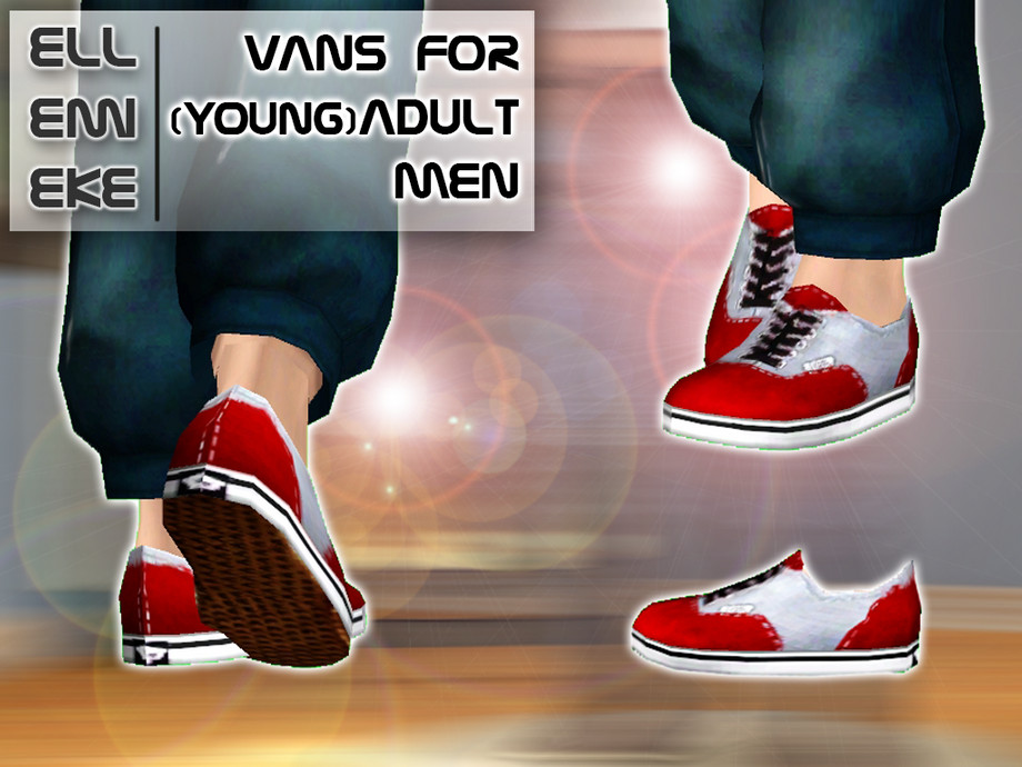 The Sims Resource | Vans 'Off the Wall' for (young) Adult Men
