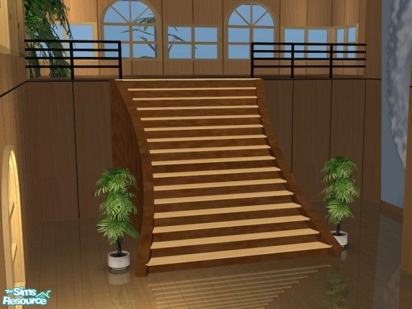 The Sims Resource - Stairs "Grand Stairs" - Recolor2