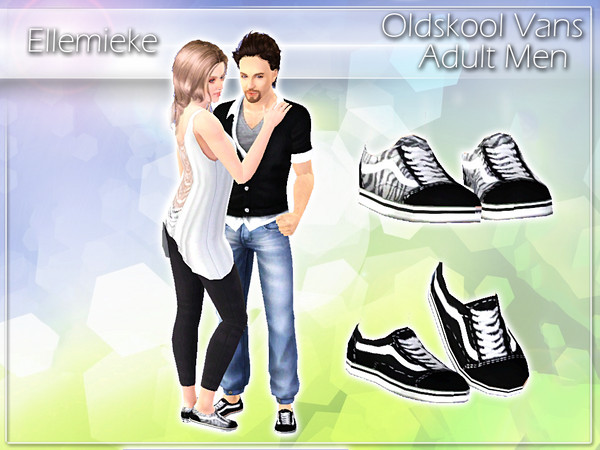 The Sims Resource | Oldskool Vans for Adult Men