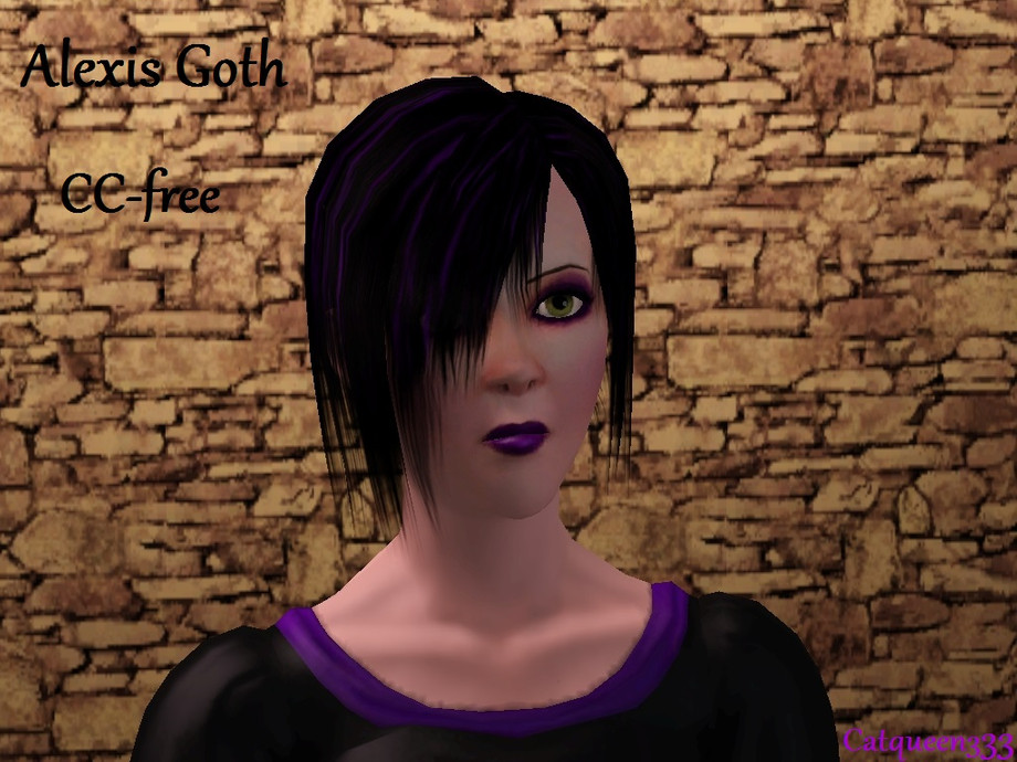 The Sims Resource | Alexis Goth (CC-Free)
