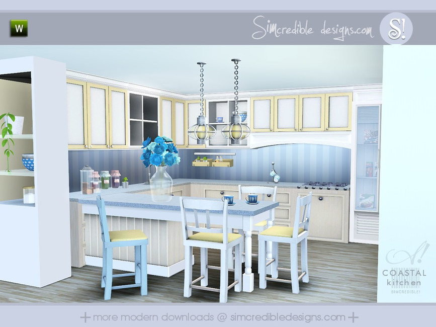 The Sims Resource - Coastal Kitchen