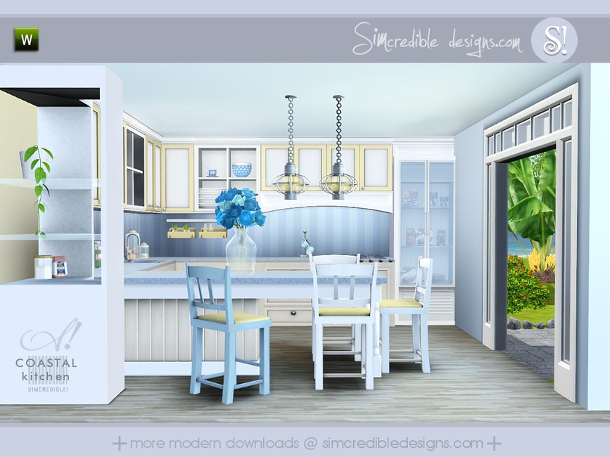 The Sims Resource - Coastal Kitchen