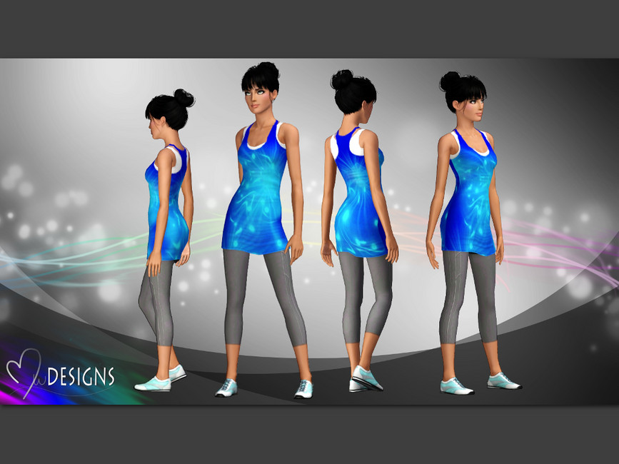 The Sims Resource - Gym Outfit