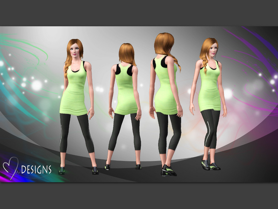 The Sims Resource | Gym Outfit