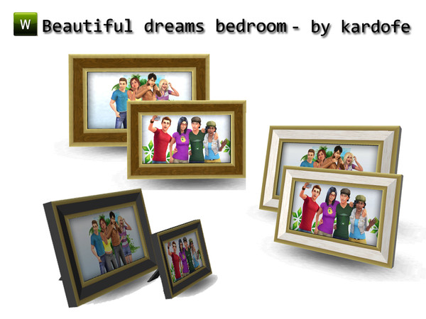 The Sims Resource | kar_beautiful dreams_photo frames