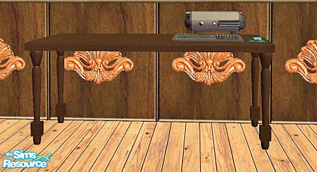 The Sims Resource | Country Living Recolor Part II Green - Desk