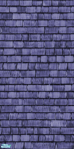 The Sims Resource | Shingle Bell Wall Recolor- Slate