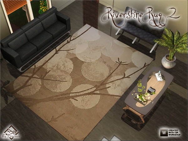 The Sims Resource | Rivershine Rug 2
