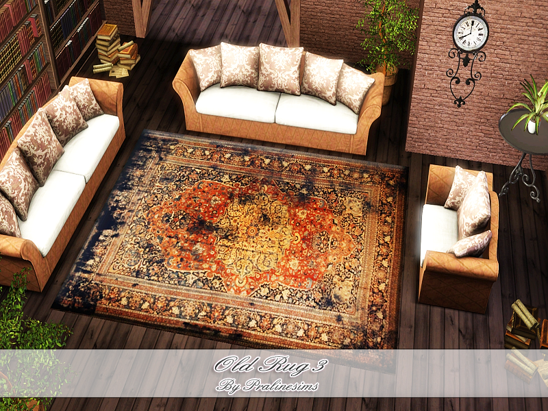 The Sims Resource | Old Rug 3