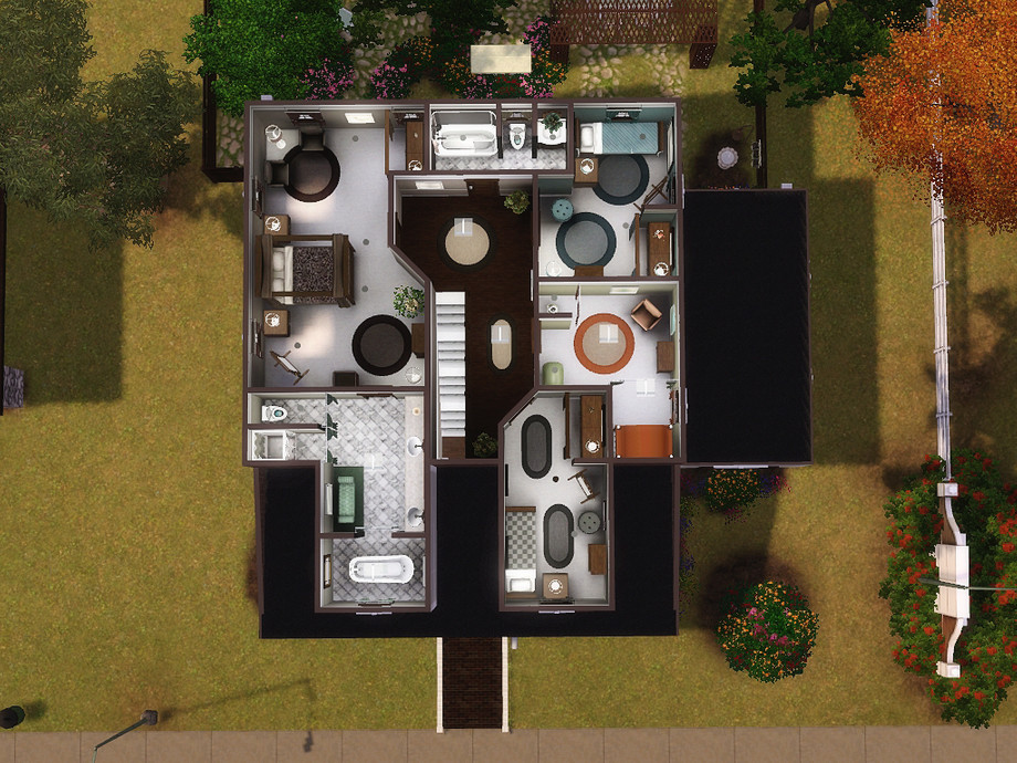 The Sims Resource | Colonial Cottage