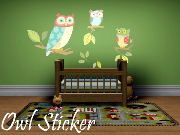 The Sims Resource | Owl Sticker