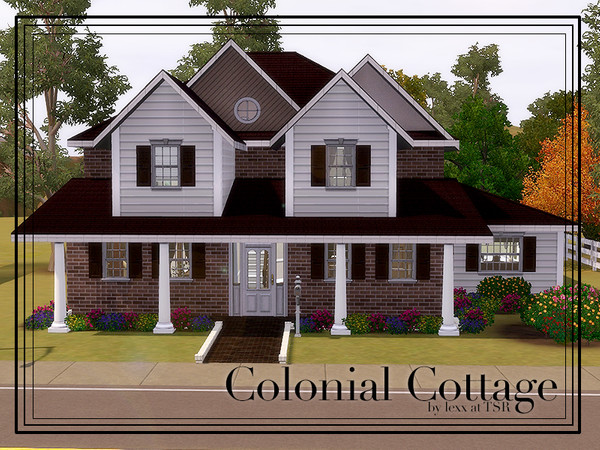 The Sims Resource | Colonial Cottage