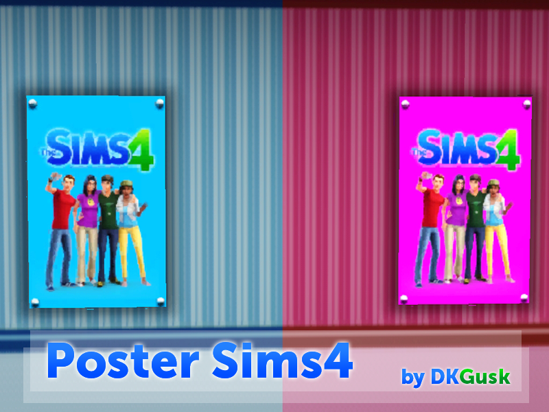 The Sims Resource | The Sims 4 Poster