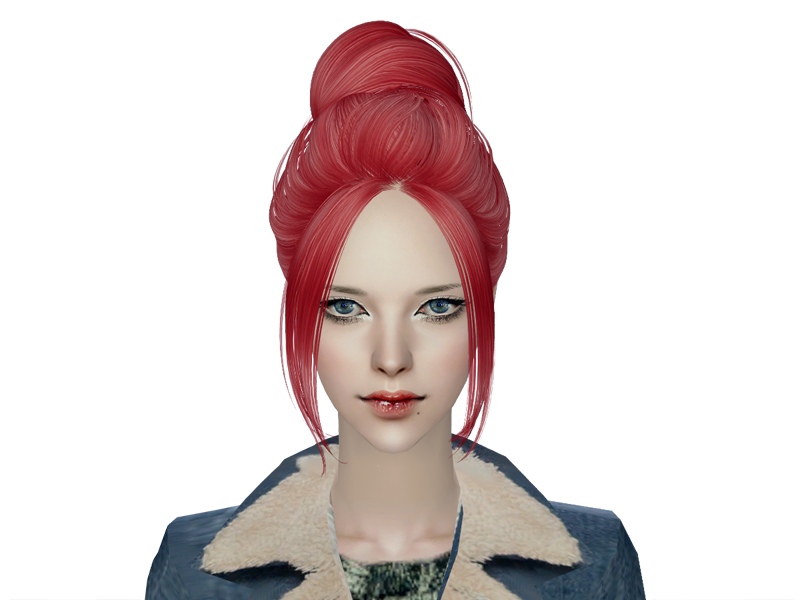 The Sims Resource | Skysims-Hair-224 Red
