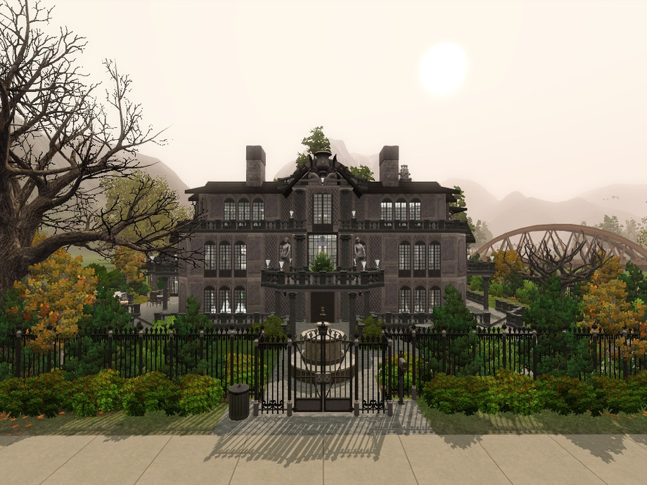 The Sims Resource | Corpse Bride Everglot Mansion