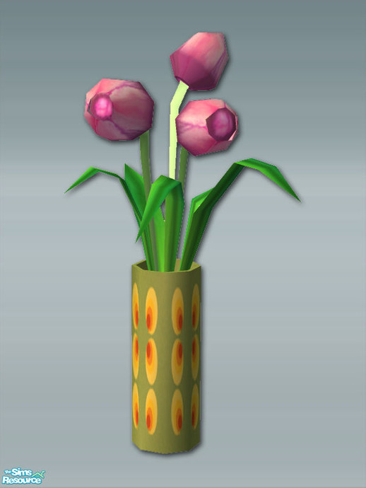 The Sims Resource - Lucca Tulip Vase - Recol 02