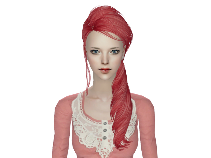 The Sims Resource | Skysims-Hair-226 Red