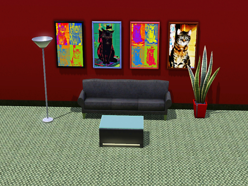 The Sims Resource | Poster modern cats