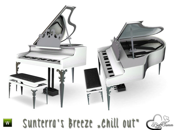 The Sims Resource | 'Sunterra's Breeze' Outdoor Grand Piano