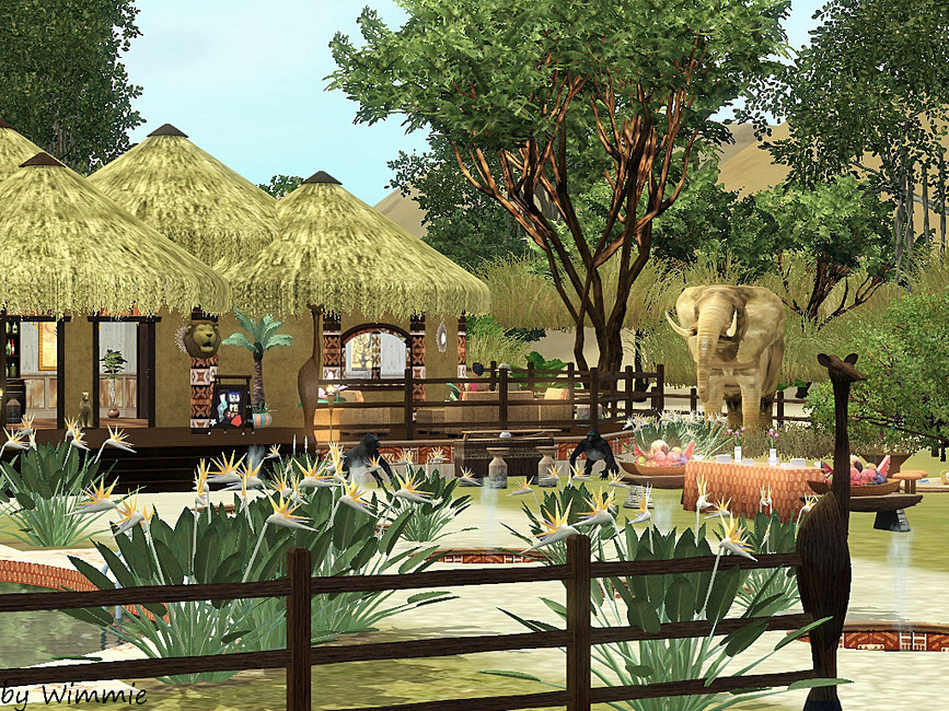 The Sims Resource - African Lodge