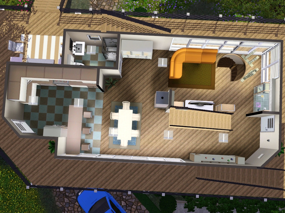 The Sims Resource | Small modern home