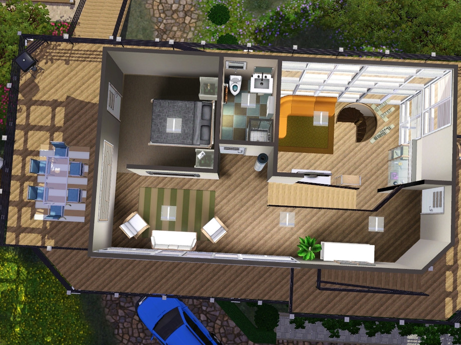 The Sims Resource | Small modern home