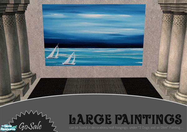The Sims Resource - Large Paintings for Mansions - SAIL
