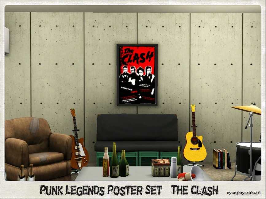 The Sims Resource - Punk Legends Set - The Clash