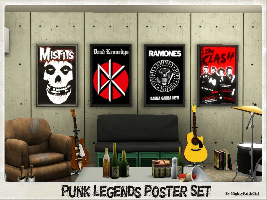 The Sims Resource | Punk Legends Set